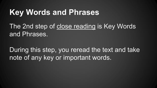 Key words and phrases | PPT