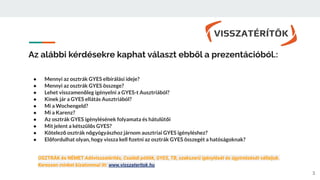 Osztrak gyes visszateritok | PDF