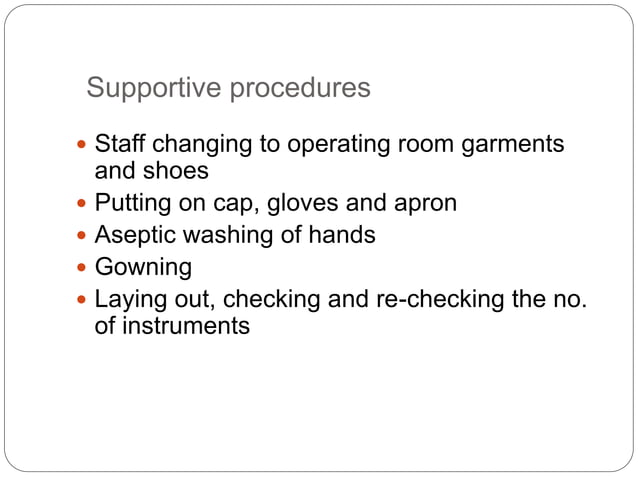 Organization and Management of Operation Theatre | PPT