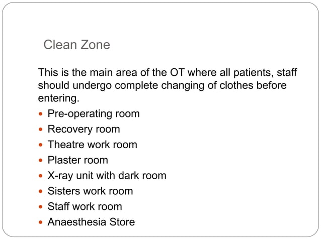 Organization and Management of Operation Theatre | PPT