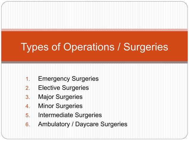 Organization and Management of Operation Theatre | PPT