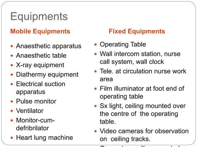 Organization and Management of Operation Theatre | PPT