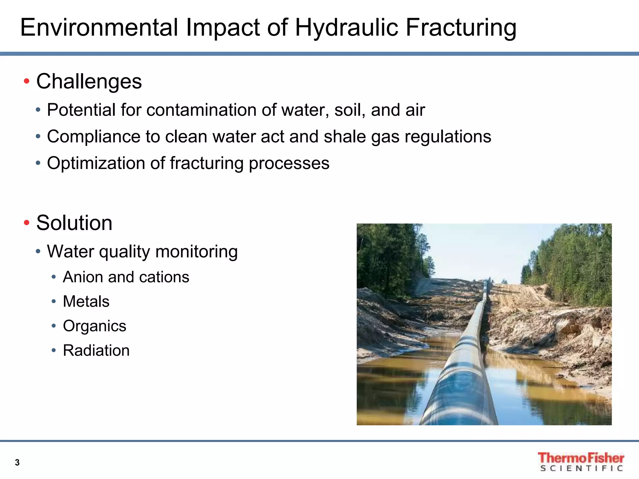 Analysis of Anions and Cations in Produced Water from Hydraulic ...