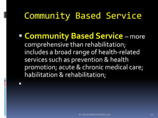 COMMUNITY OCCUPATIONAL THERAPY: | PDF