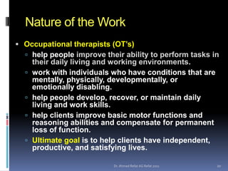 COMMUNITY OCCUPATIONAL THERAPY: | PDF