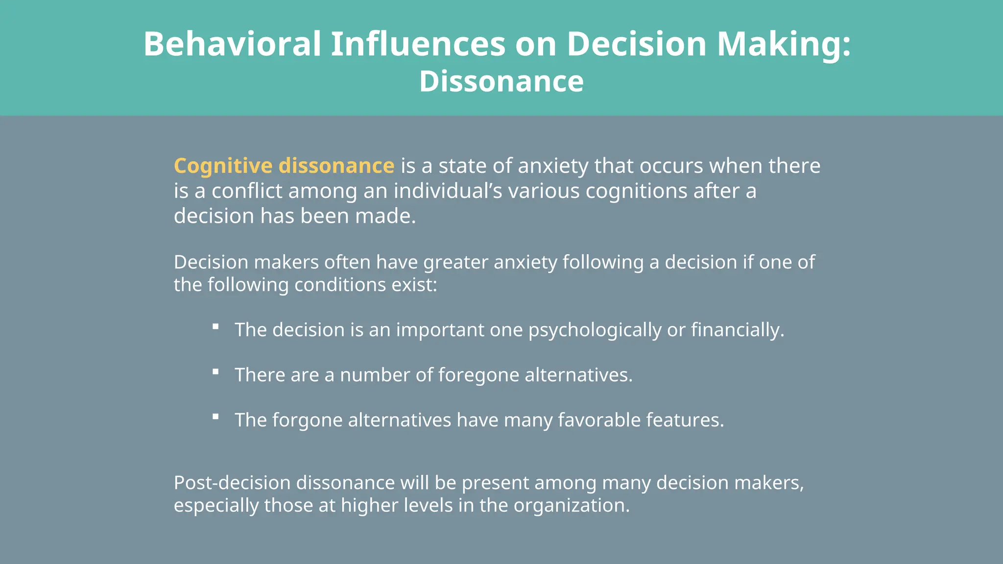 decision making organization theory lecture | PPT