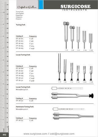 OTOLOGY INSTRUMENTS [SURGICOSE] | PDF