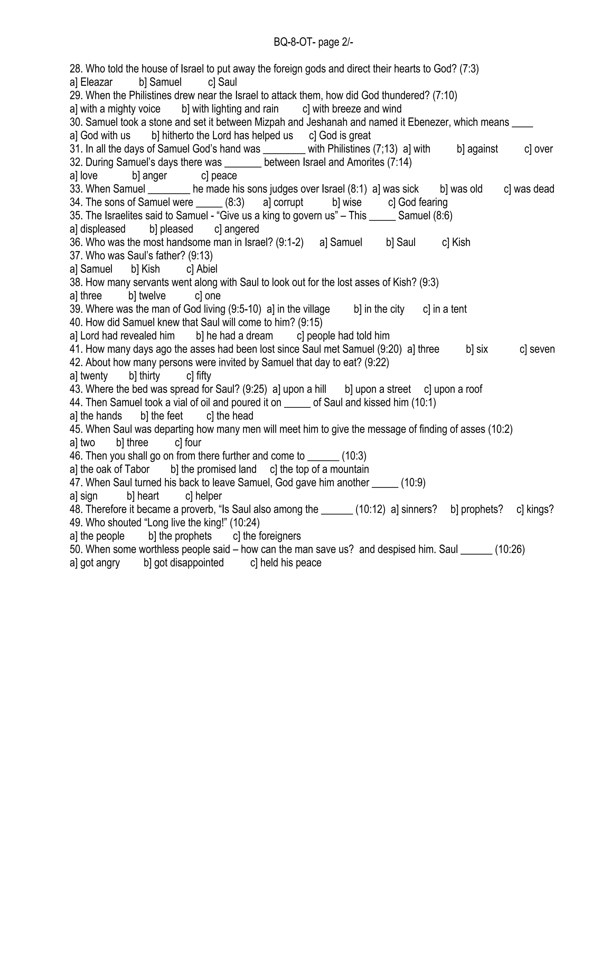 Ot08 1 samuel 1-10 | DOC