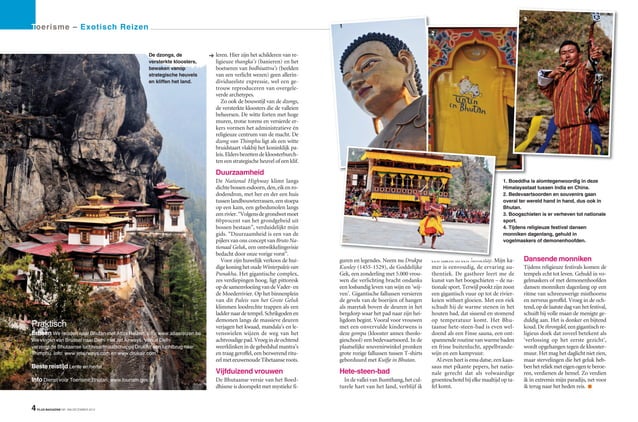 Bhutan Plusmagazine 12/12 -Jo Fransen | PPT