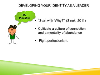 Developing Your Identity as a Leader | PPTX