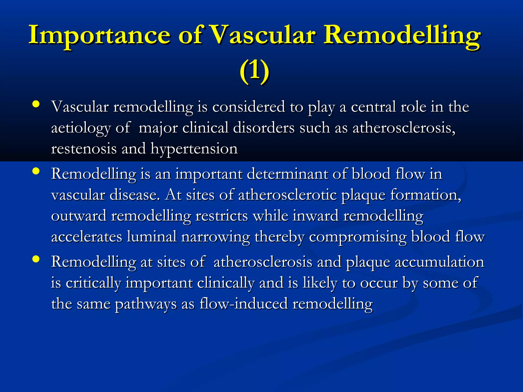244 importance of vascular remodelling | PPT
