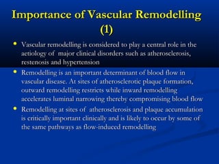 244 importance of vascular remodelling | PPT