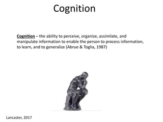OT 537 cognition lab | PPT