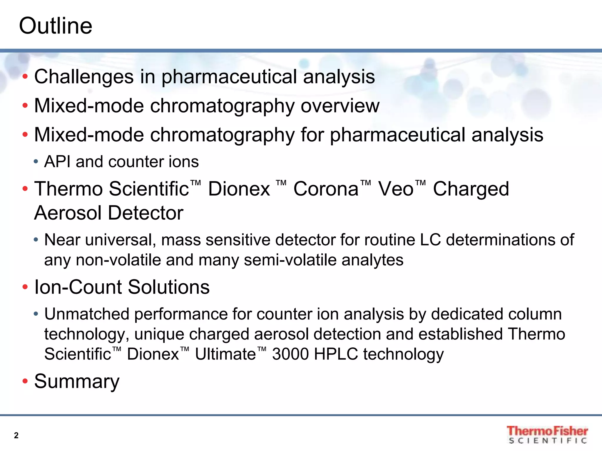 Chromatography: Pharmaceutical Analysis of API and Counter Ions in ...