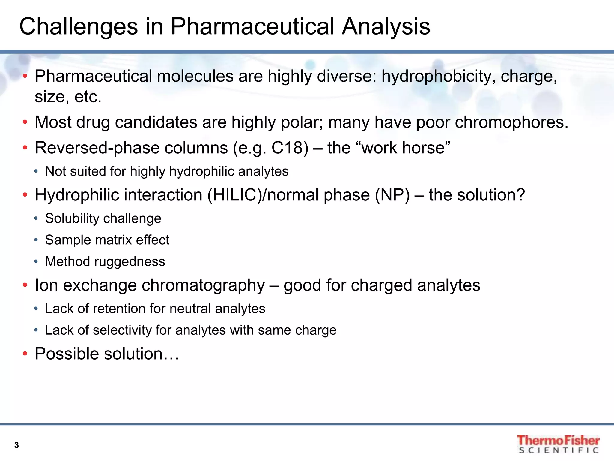 Chromatography: Pharmaceutical Analysis of API and Counter Ions in ...