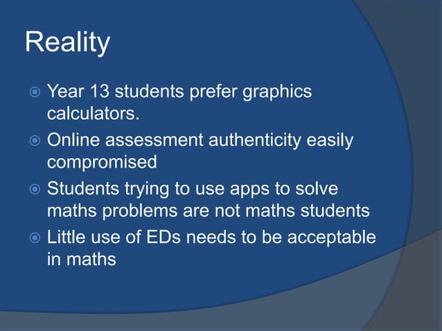 Otago maths association pd 2014 | PPTX | Educational Assessment | Education