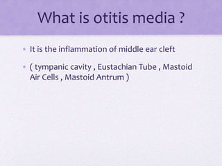Otaitis media | PPTX