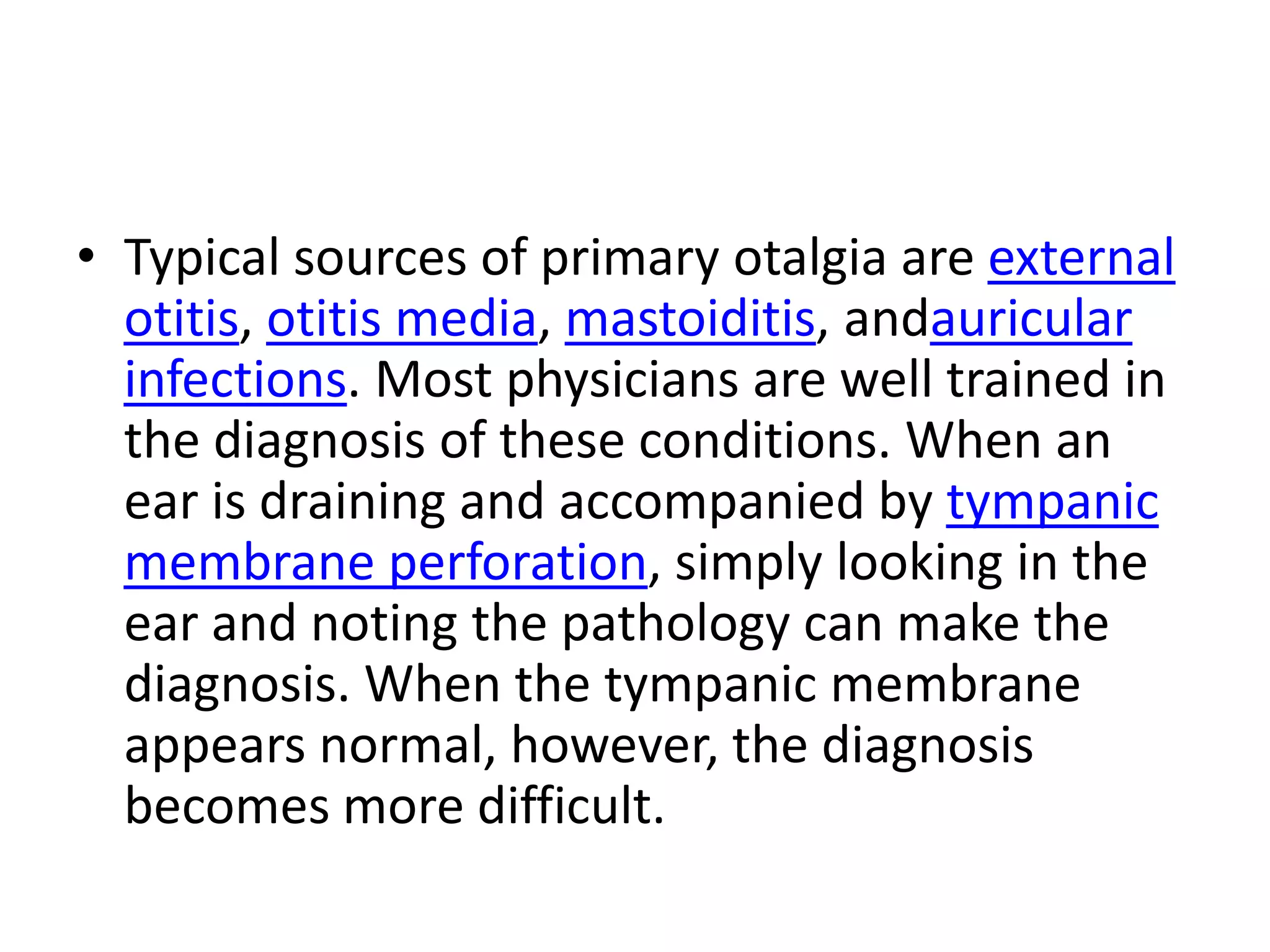 Otalgia | PPTX