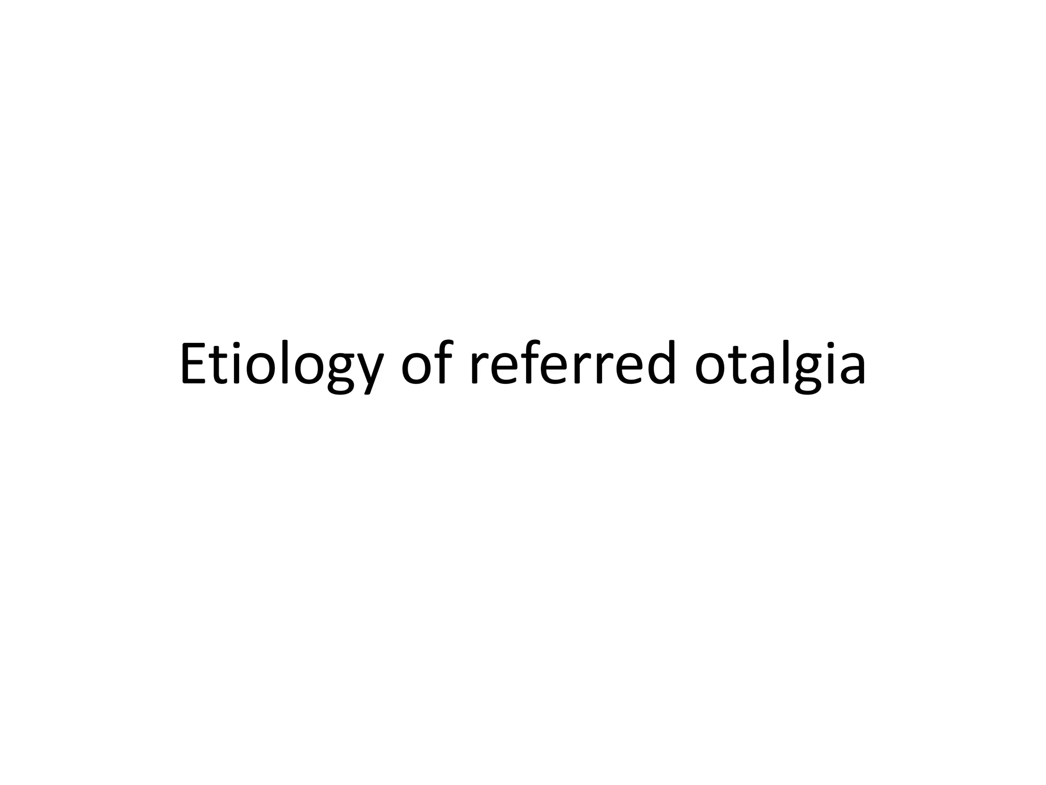Otalgia | PPTX