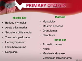 Otalgia