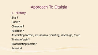Otalgia | PPTX