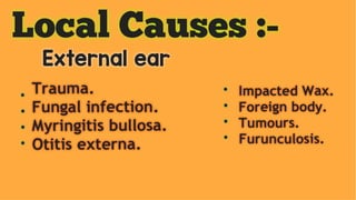Otalgia | Ear pain | Earache | Complete lecture | कर्णशूल | #ent | PPTX
