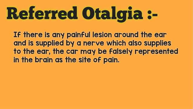 Otalgia | Ear pain | Earache | Complete lecture | कर्णशूल | #ent | PPTX
