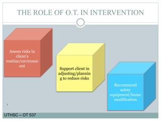 OT and seizure disorders | PPTX