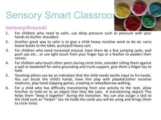 The Sensory Approach to Maximizing Students’ Potential | PPTX