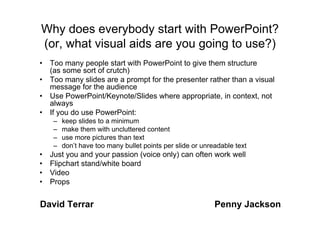 OTA The Art of the Pitch Workshop handout | PDF | Business | Business ...