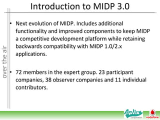 "Mobile Java Panel: State Of The Art: MIDP 3.0" | PPT