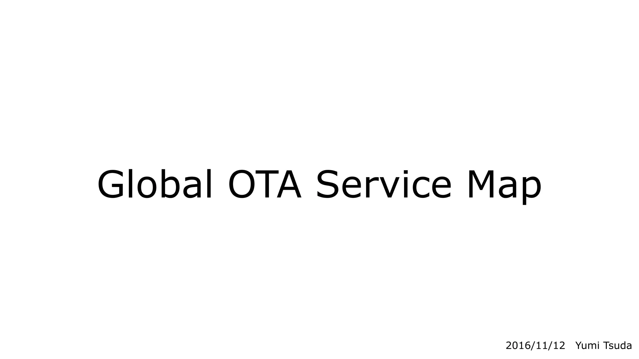 Global OTA Service Map | PDF