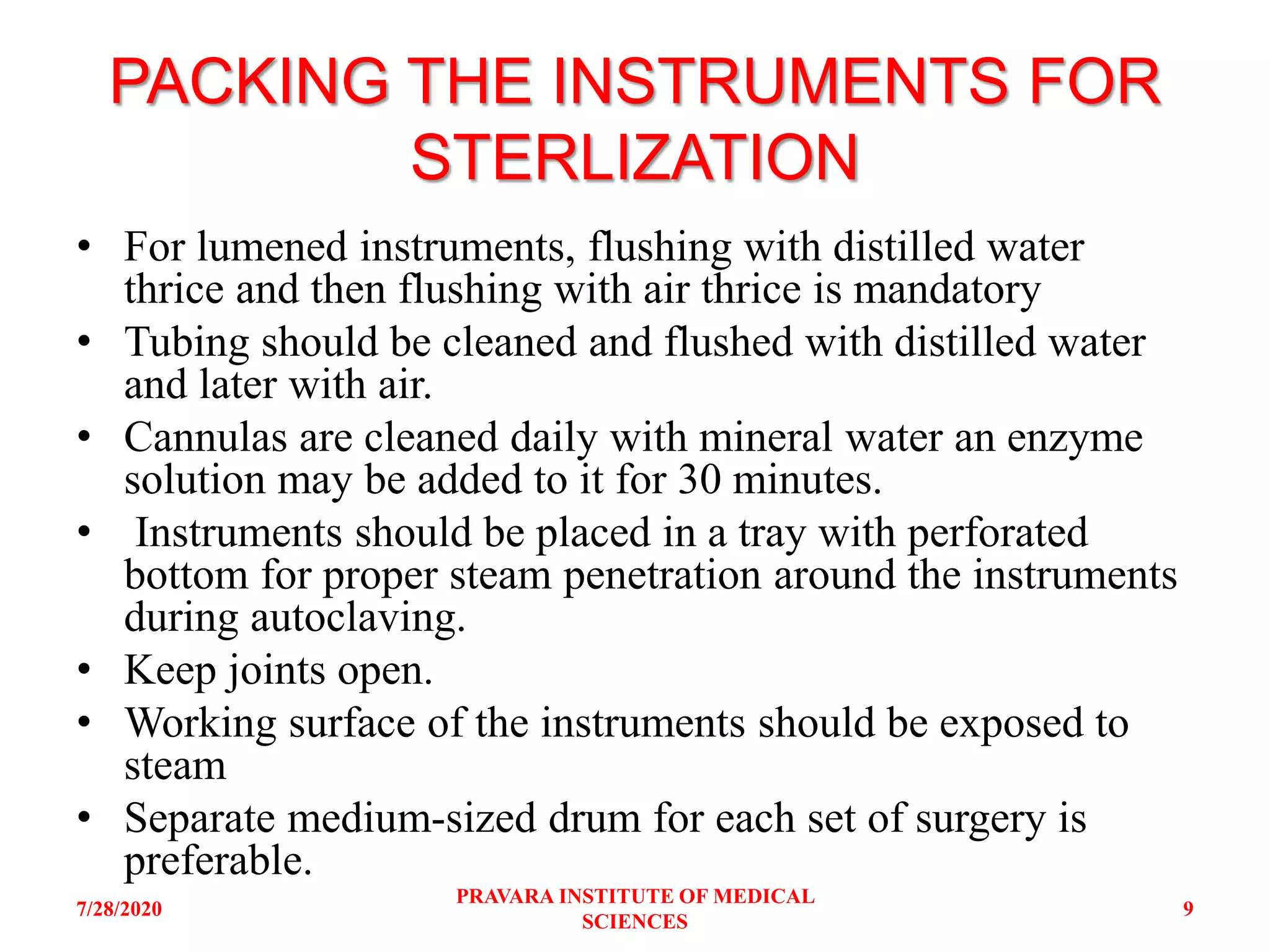 OPERATION THEATRE ASEPSIS AND STERILIZATION | PPTX