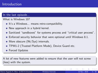 Windows Internals: fuzzing, hijacking and weaponizing kernel objects | PPT