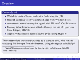Windows Internals: fuzzing, hijacking and weaponizing kernel objects | PPT