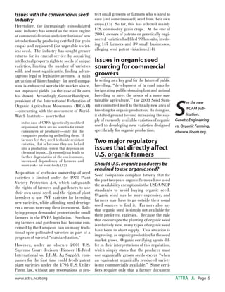 Seed Production and Variety Development | PDF