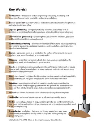 Steps to Growing a Successful School Garden | PDF | Secondary Education ...