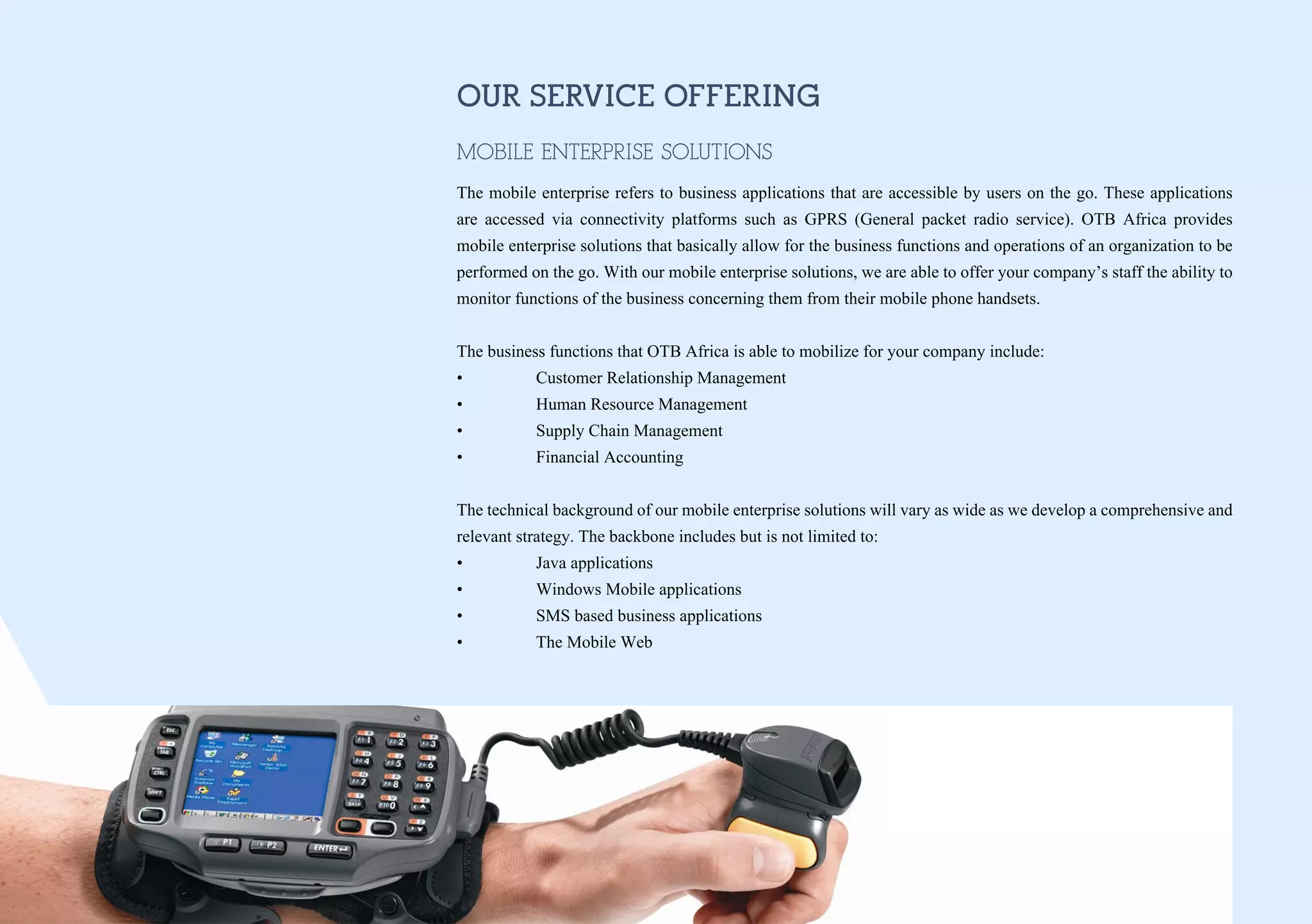 OTB Africa Company Profile | PDF