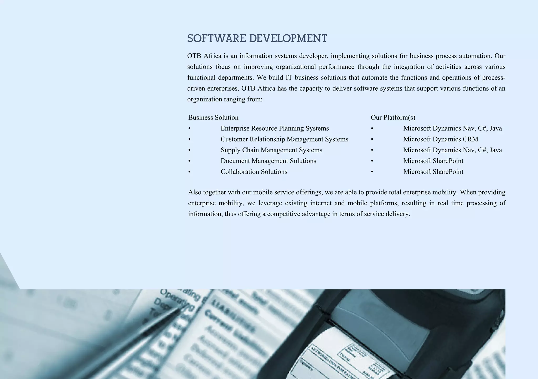 OTB Africa Company Profile | PDF