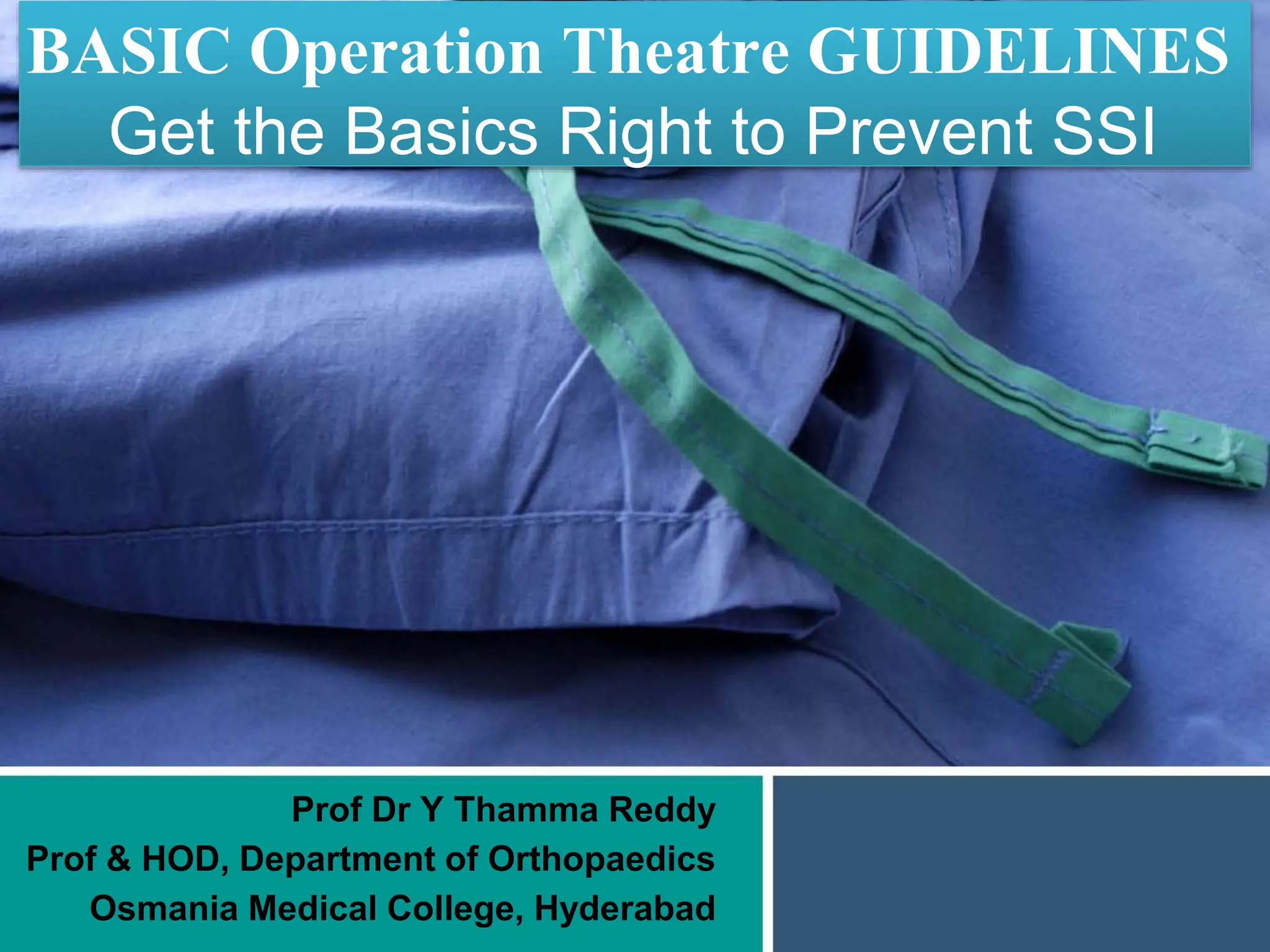 Opearation theatre Etiquette | PPTX