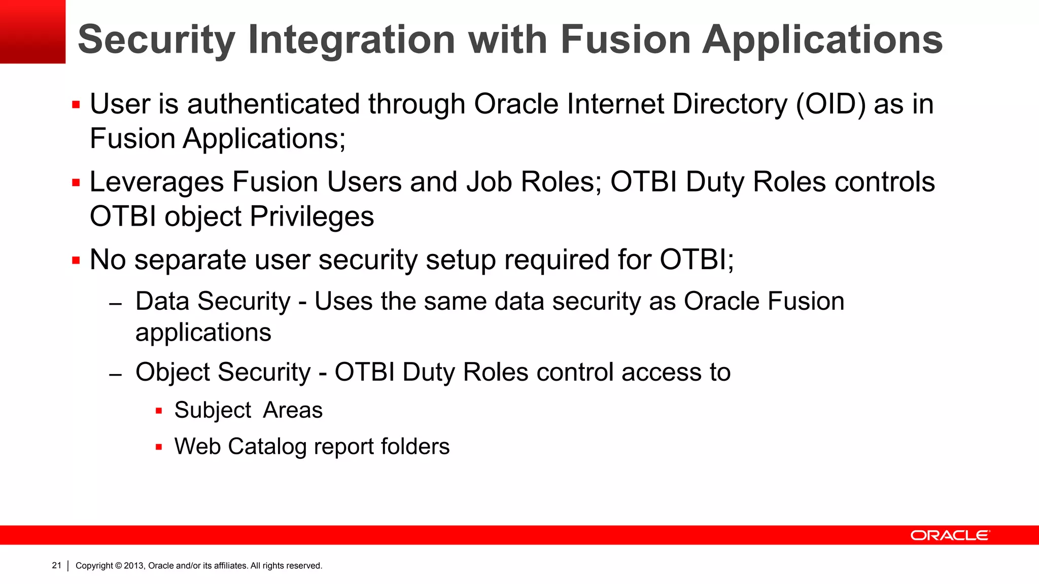 Otbi overview ow13 | PPTX