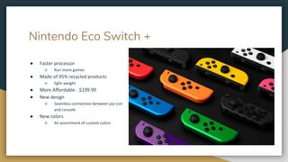 Nintendo eco switch plus | PPT