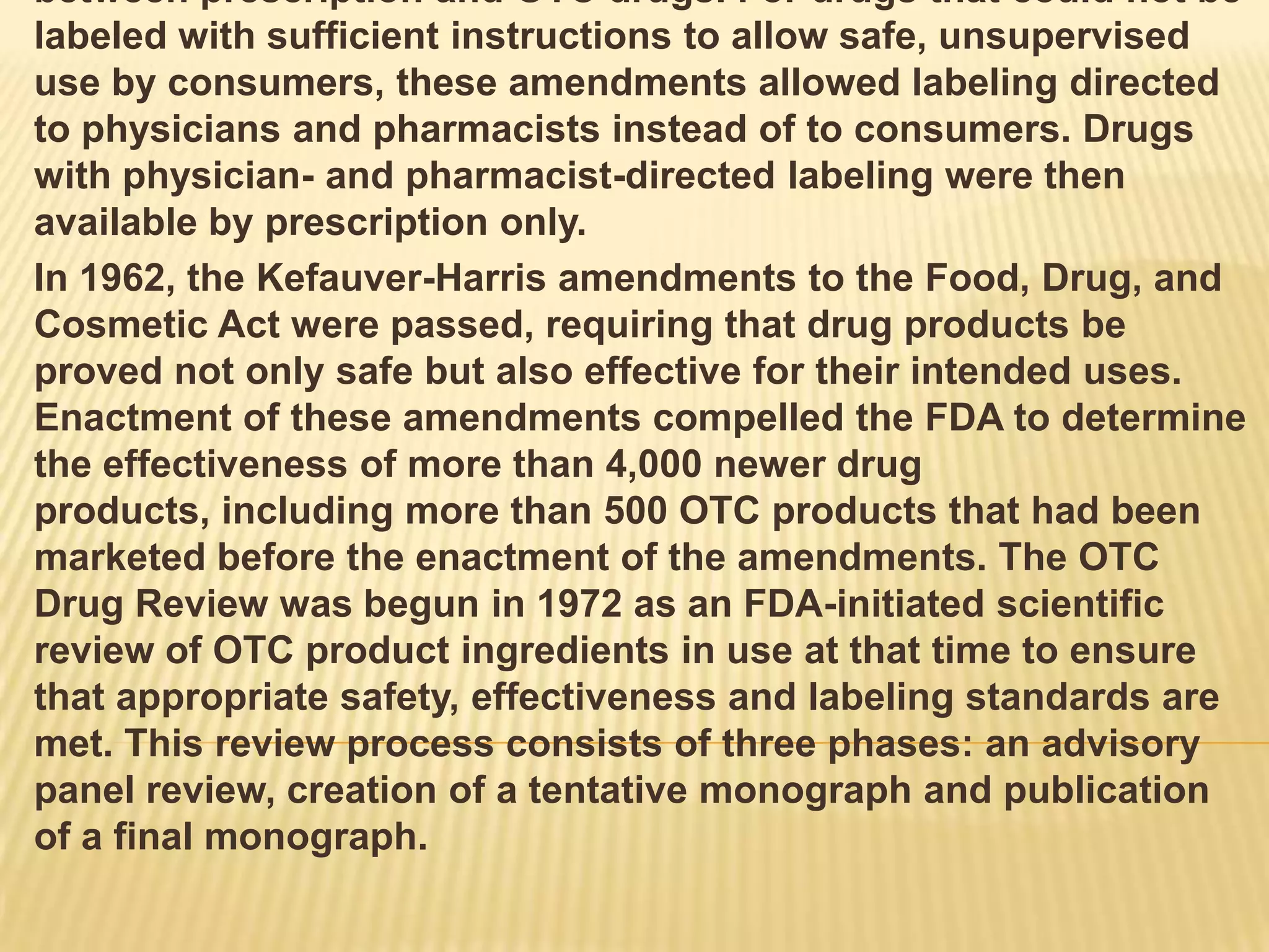 Over the Counter Drugs (OTC DRUGS) | PPTX