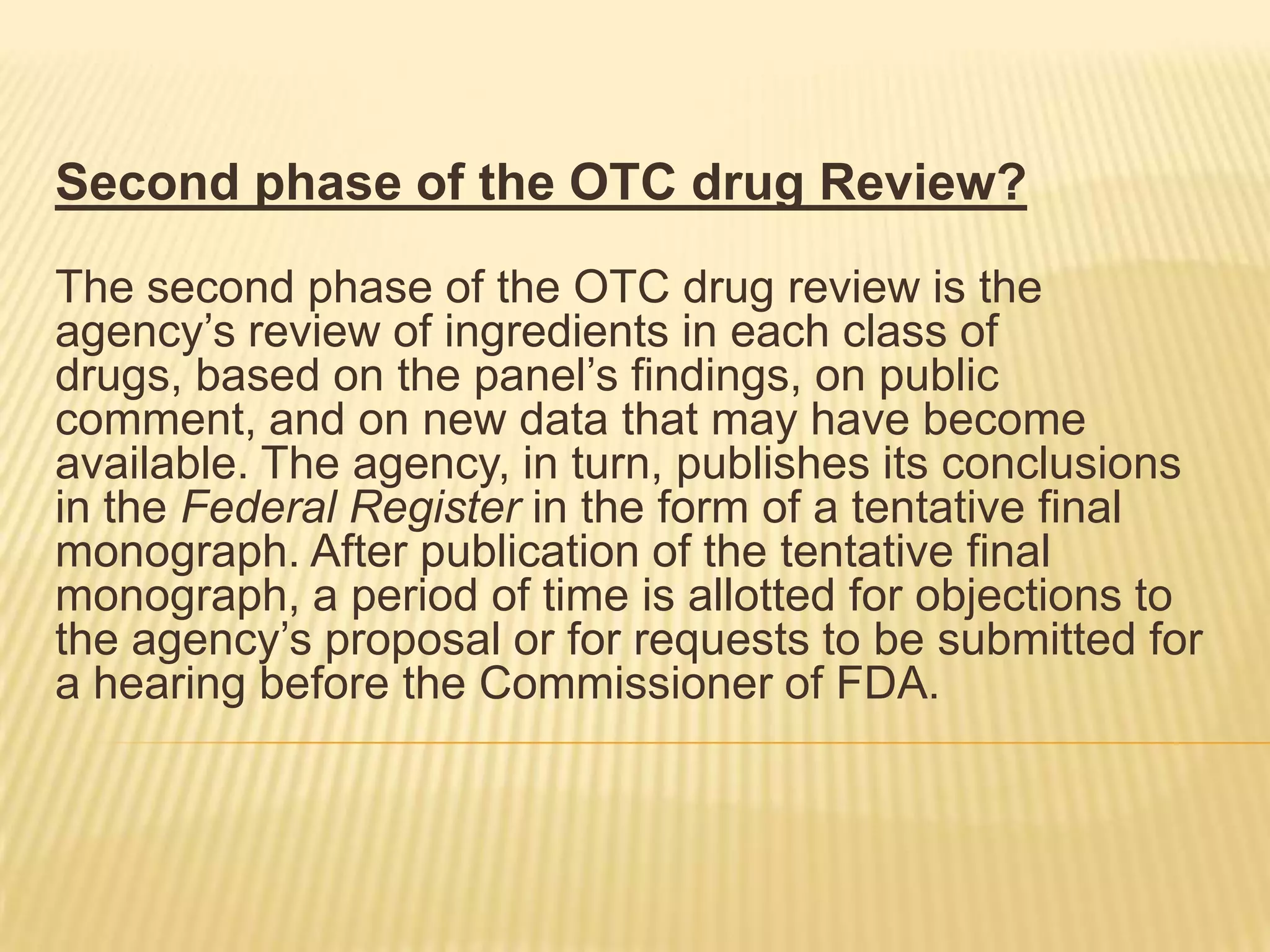 Over the Counter Drugs (OTC DRUGS) | PPTX