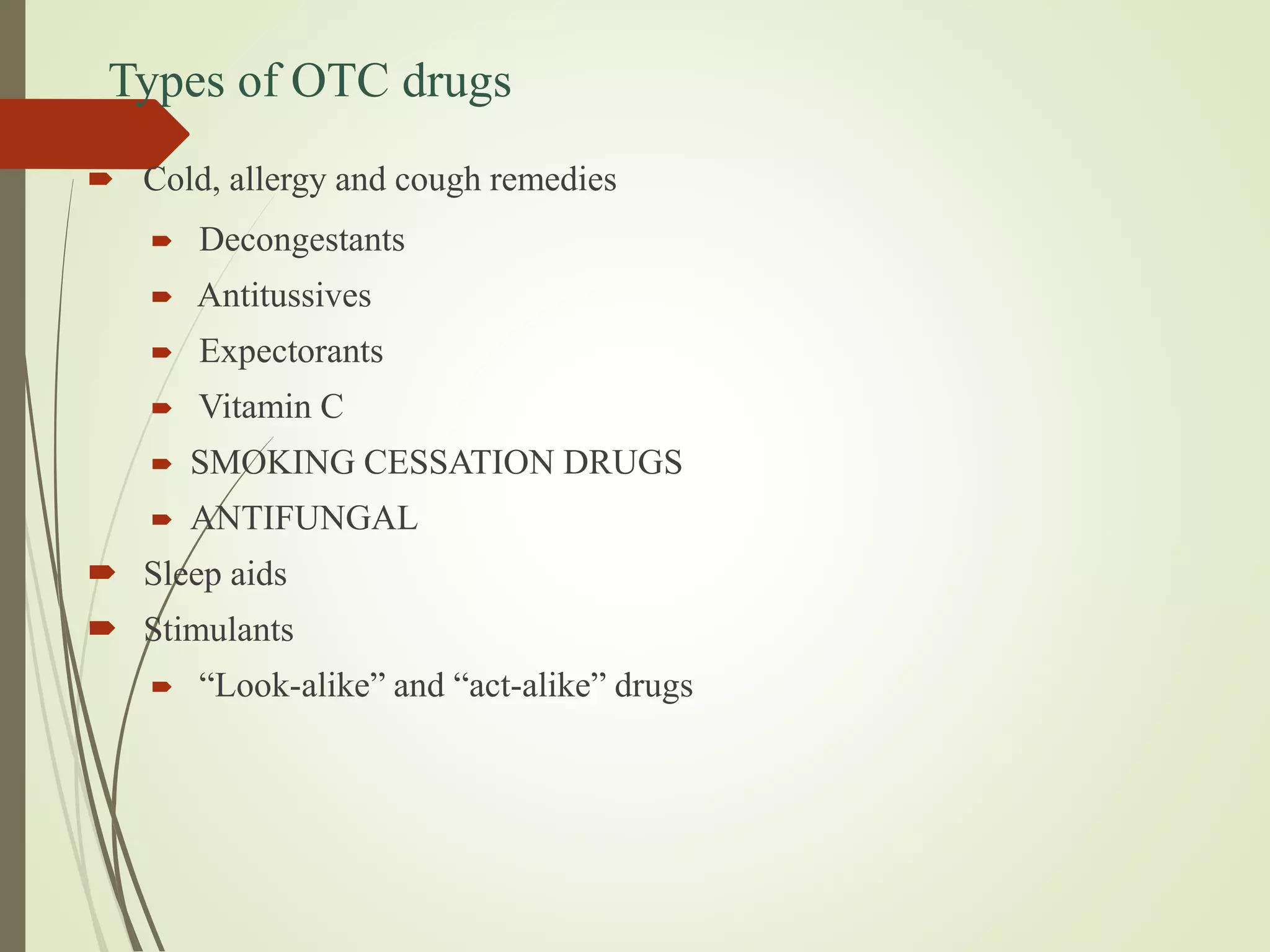 over the counter drugs | PPTX