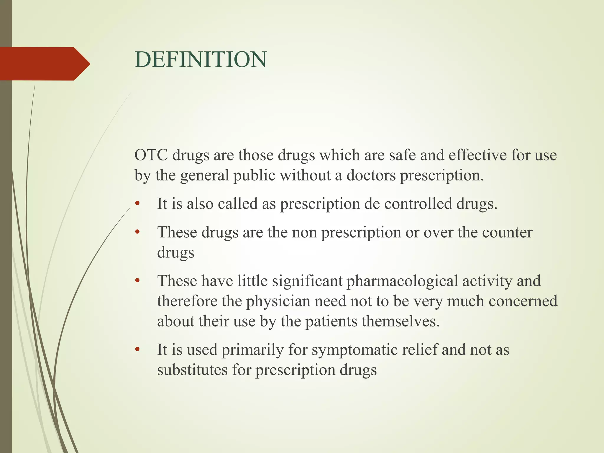 over the counter drugs | PPTX