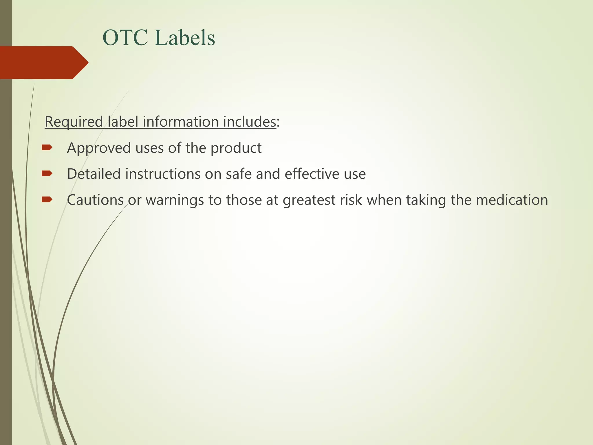 over the counter drugs | PPTX