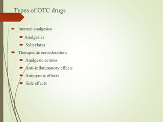 over the counter drugs | PPTX