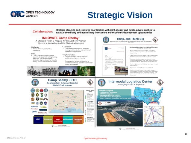 Open Technology Center - 2016 Operational Overview | PPT