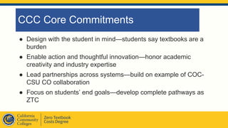 OTC19: Zero Textbook Cost Degrees - Reducing Equity Gaps or Just ...